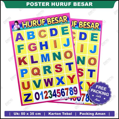 Jual Poster Edukasi Huruf ABC Alfabet Alphabet - Kab. Boyolali - PENA ...