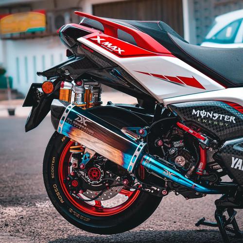 Jual Knalpot Racing DX Generation tipe XR1 Fullsistem Xmax - FS Blue ...