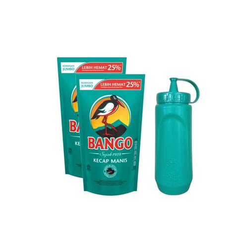 Jual Bango 2 Kecap manis 735 ml Gratis Bango botol pet 500 ml - Jakarta ...