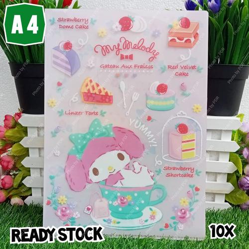 Jual Map Folder A4 Sanrio Original My Melody Short Cakes - Jakarta ...