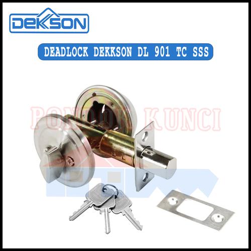Jual Deadlock Dekkson DL 901 TC SSS Tambahan Kunci Pintu Kayu Model ...