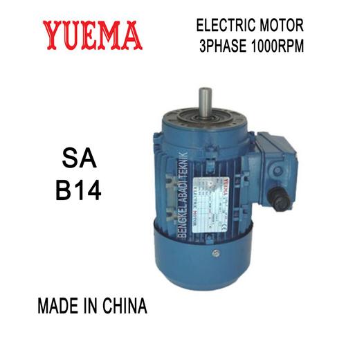Jual ELECTRIC MOTOR YUEMA SA 7,5KW 10HP 1000RPM 3PHASE B14 - Jakarta ...