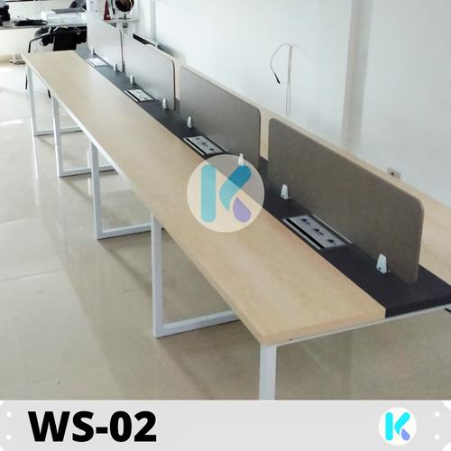 Jual Meja Staff Kantor Workstation Call center Modular 8 - 6 orang WS ...