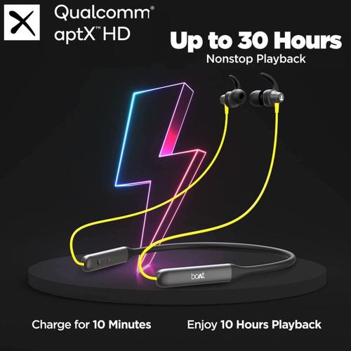 Promo Qualcomm aptX HD boAt Rockerz 335 Headset Bluetooth Earphone ...