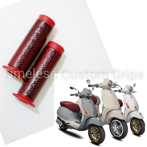 Jual Vespa LX 125 Genuine Leather Hand Grip Special Custom Premium ...