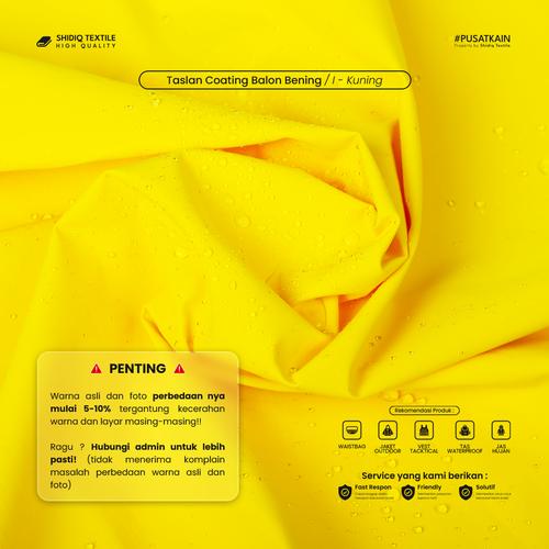 Jual Bahan Kain Taslan Coating Balon Bening1(Bahan Jacket Outdoor,Tent ...