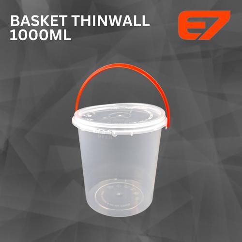 Jual Bucket Sanpak Plastik 1000ml - Pail, Toples, Basket - 10pcs ...