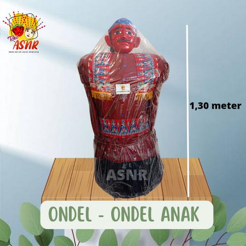 Jual Ondel Ondel Betawi 1,3 meter - topeng merah, Topeng putih ...
