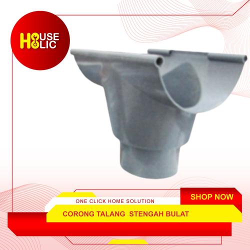 Jual Corong Talang Air Bulat PVC / Corong Lubang Pembuangan Talang Air ...