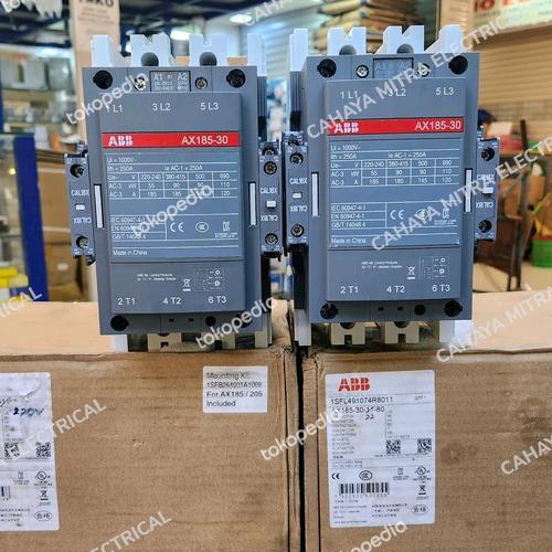 Jual Contactor / Kontaktor ABB AX185-30-11-80 220V Original Murah ...