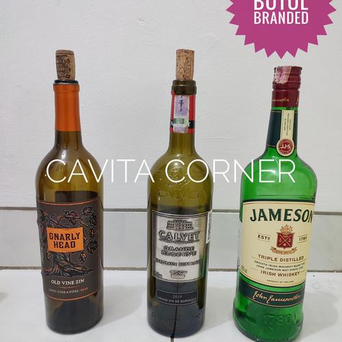 Jual BOTOL KOSONG / BOTOL BEKAS WINE IMPORT - Botol Tebal - Jakarta ...