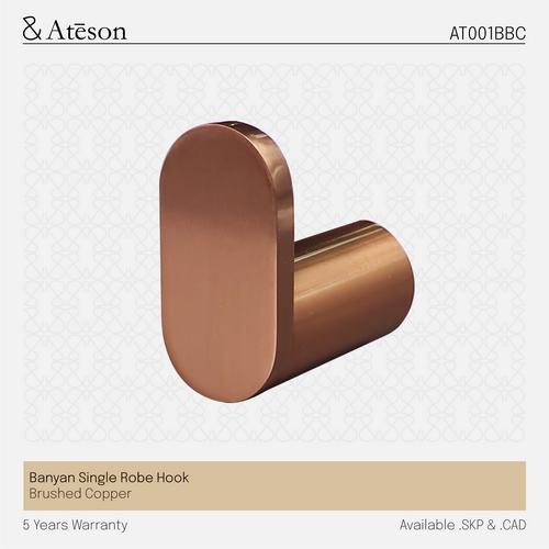 Promo ATESON AT001BBC Kaitan Baju Handuk Aksesoris Kmar Mandi Brushed ...