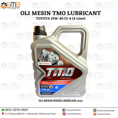 Jual OLI MESIN DIESEL TMO LUBRICANT TOYOTA 15W-40 CI-4 4 LITER - Kota Samarinda - SURYA MOTOR ...