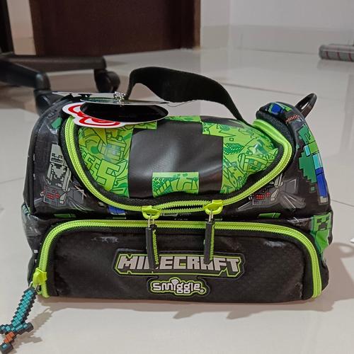 Jual Lunch Bag Smiggle Minecraft double dekker/Minecraft lunch bag ...