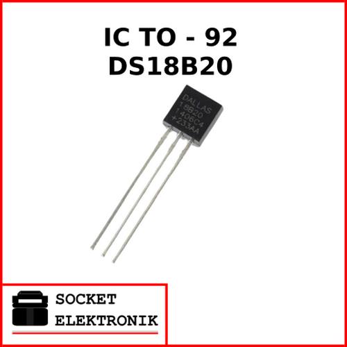 Jual Temperature Sensor DS18B20 IC TO-92 - Kota Bandung - socket ...