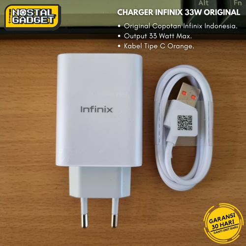 Promo Charger Infinix 33W Type C Note 11 11s 12 Pro | Zero 5G Original ...