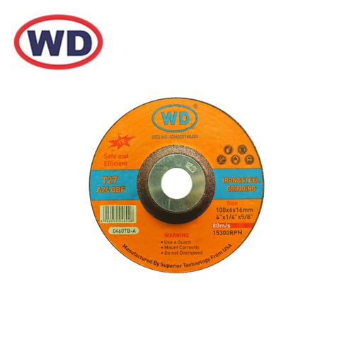 Promo Batu Gerinda 4 in WD Gerinda Poles 4" x 6mm T27 A24 QBF Grinding ...