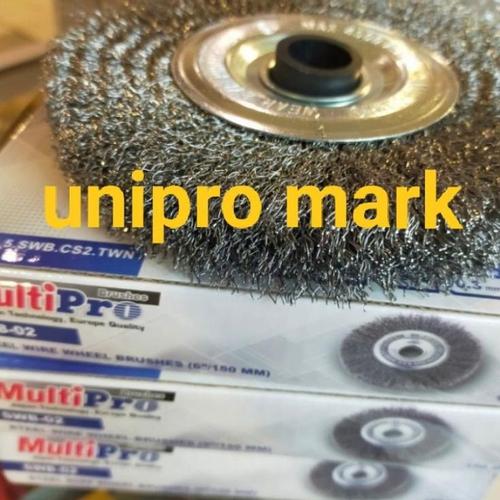 Jual Sikat piring SWB-02 Wheel brush Gerinda kawat baja 150mm-6 in multipro - Jakarta Barat ...
