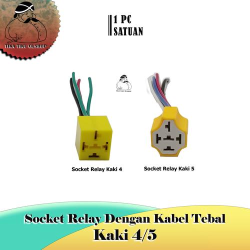Jual soket Relay/socket relay kaki 4/5 - Orange Kaki 5 - Kota Malang ...