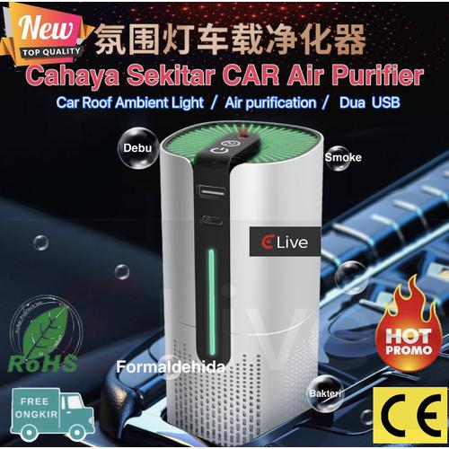Jual CAR Air Purifier Office/ Rumah Langit Berbintang Elive HEPA filter ...