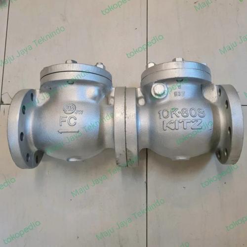 Jual Check Valve 1 1/2" Inch Kitz DN40 JIS 10K Cast Iron - Jakarta ...