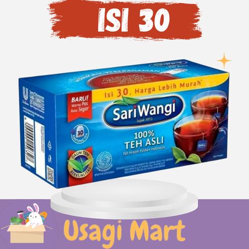 Jual Sariwangi Teh Celup Isi 30 pcs Kantong Sari Wangi 100% Asli - Kota ...