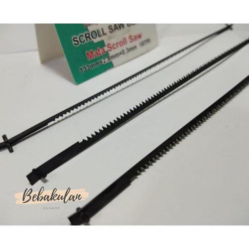 Jual MATA GERGAJI SCROOL SAW 18 TPI WIPRO / SCROLL SAW BLADE ...