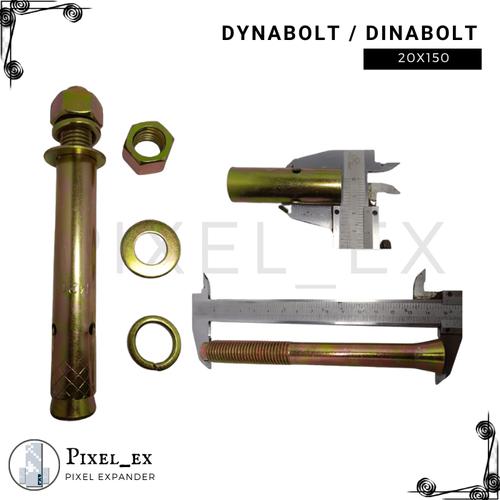Jual Dinabolt Dynabolt M8 M10 M12 M14 M16 M20 8x60 s/d 20x180 Expander ...
