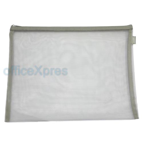 Jual Zipper Bag A4 / Map Zipper / Map Jaring / Map Resleting / Tas ...