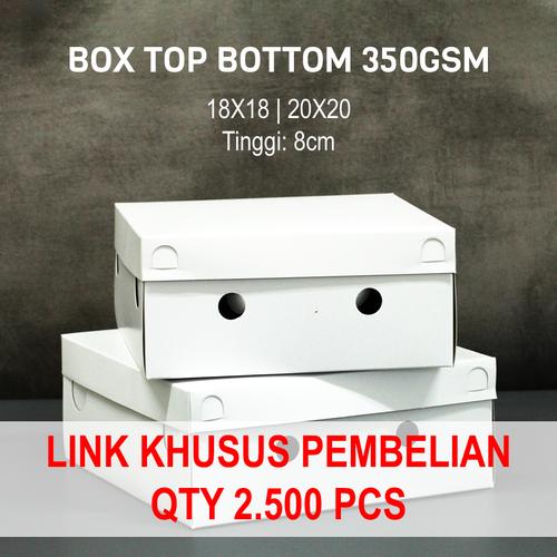 Jual Dus Nasi Kotak Nasi Box Katering Tutup Pisah TPS Putih Tebal ...