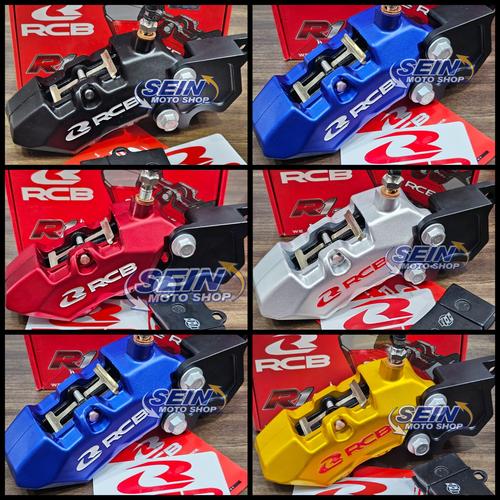 Jual Kaliper Rcb R1 4 piston Nmax Old Nmax New Aerox 4p big plus ...