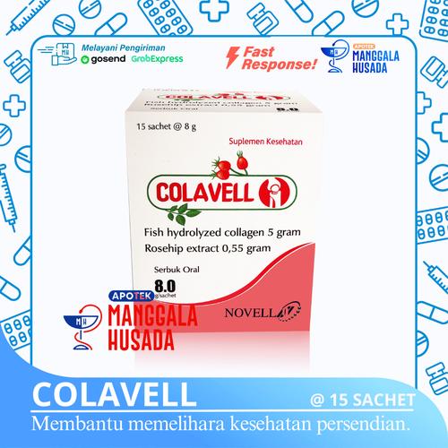 Jual COLAVELL SUPLEMEN KESEHATAN SENDI PER BOX @ 15 SACHET - Kota ...