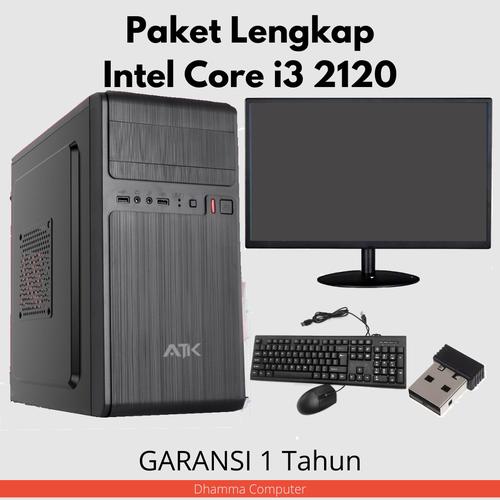Jual PC Rakitan Komputer Office Admin Kantor Intel i3 2120 + Monitor ...