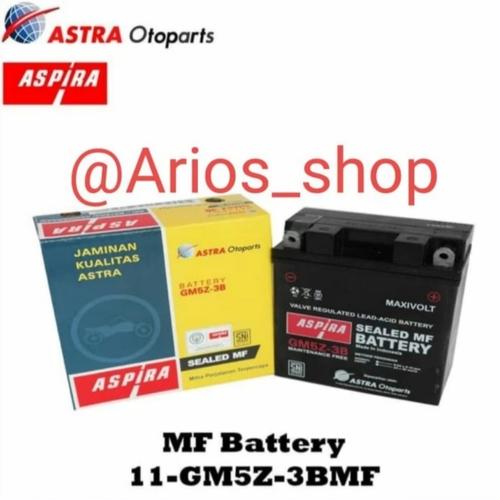 Jual Aki Motor Honda Astrea Grand Legenda Supra X GS GM5Z-3B KERING MF - Kab. Bekasi - ARIOS ...