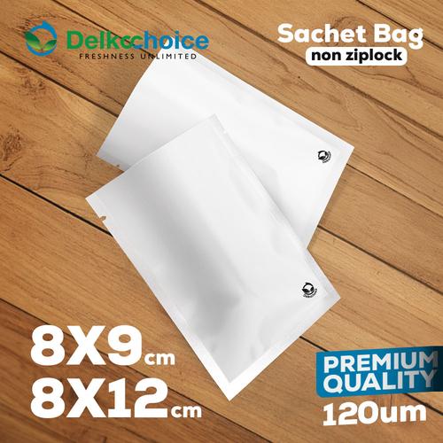 Jual PLASTIK SACHET / SASET ALUMUNIUM FOIL PUTIH NO ZIPLOCK DELKOCHOICE ...
