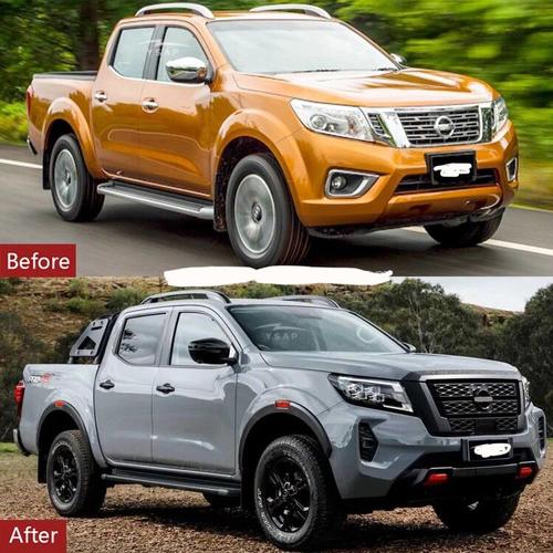 Jual Bodykit Nissan Navara NP300 Facelift upgrade for Navara 2016-2023 ...