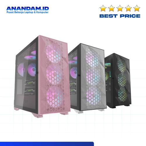 Promo Casing darkFlash DLX21 MESH ATX Gaming PC Case - Putih Cicil 0% ...