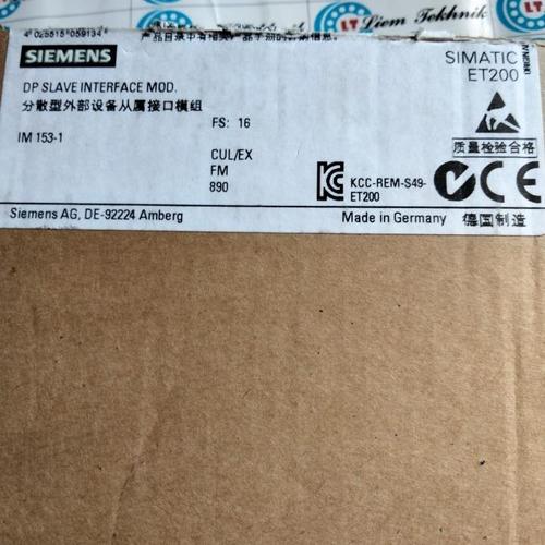 Jual Plc Siemens Simatic Et200 6Es7-153-1Aa03-0Xb0 Im153 Slave ...