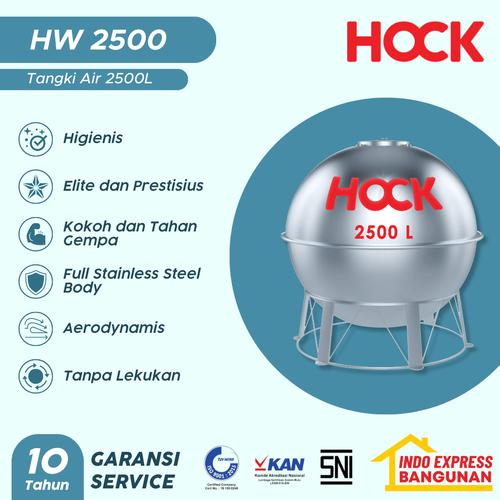 Jual TOREN / TANGKI STAINLESS HOCK HW 2500 GARANSI RESMI 10 THN - Kab ...