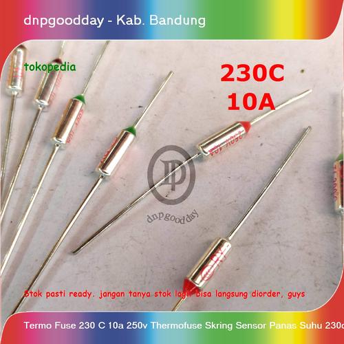 Jual Termo Fuse 230 C 10a 250v Thermofuse Skring Sensor Panas Suhu 230c ...