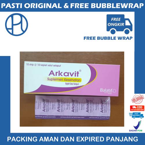 Jual ARKAVIT BOX 10 STRIP X 10 KAPLET MULTIVITAMIN - Kota Bandung ...