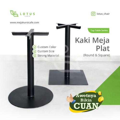 Jual Kaki Meja Cafe Resto Plat Besi Tiang 1 | Lotus Chair - Bulat ...