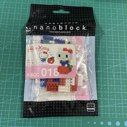 Jual Lego Nanoblock Nano Block Hello Kitty 018 Apple - ORIGINAL NEW ...