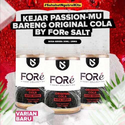 Promo Fore Original Cola Salt Nic 30ML by DJI x Fore - Liquid Fore Cola ...