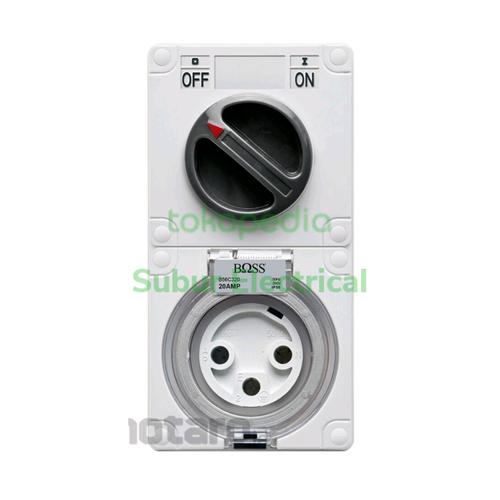 Jual BOSS SWITCHES & SOCKETS COMBINATION B56C320/B56C332 3P 20A/3P 32A ...