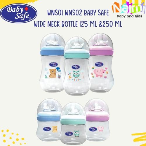 Jual Baby Safe Botol Susu Wide Neck 250ml PINK /PUTIH/BIRU - Kota ...