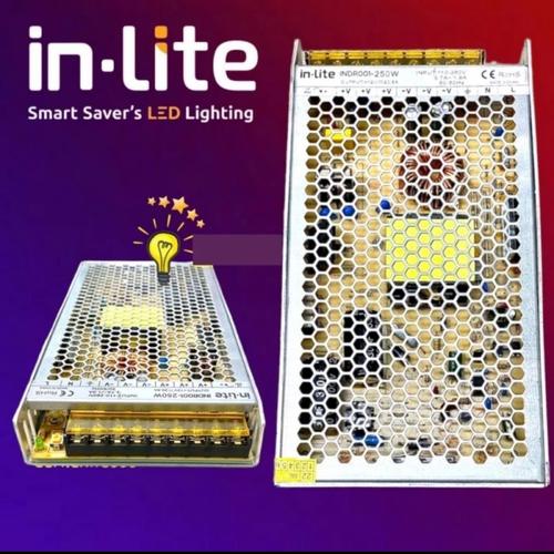 Jual ADAPTOR POWER SUPPLY IN-LITE 20A INDR001 250W / TRAFO INLITE 12V ...