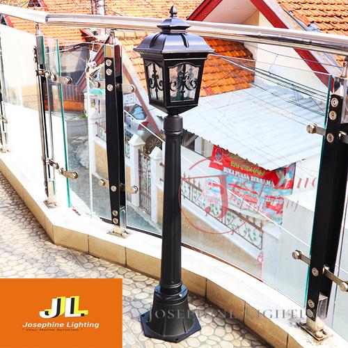 Jual Lampu Taman Tiang Outdoor Cabang 1 Seri 21 - 1,1 Meter - Hitam ...