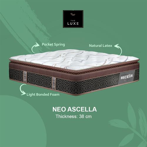 Promo Kasur Pocket Spring Bed Pillow & Plush Top The Luxe ASCELLA ...