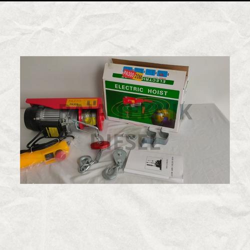 Jual Mini Electric Hoist Katrol Listrik Elektrik 300 Kg 20 Meter Wire ...